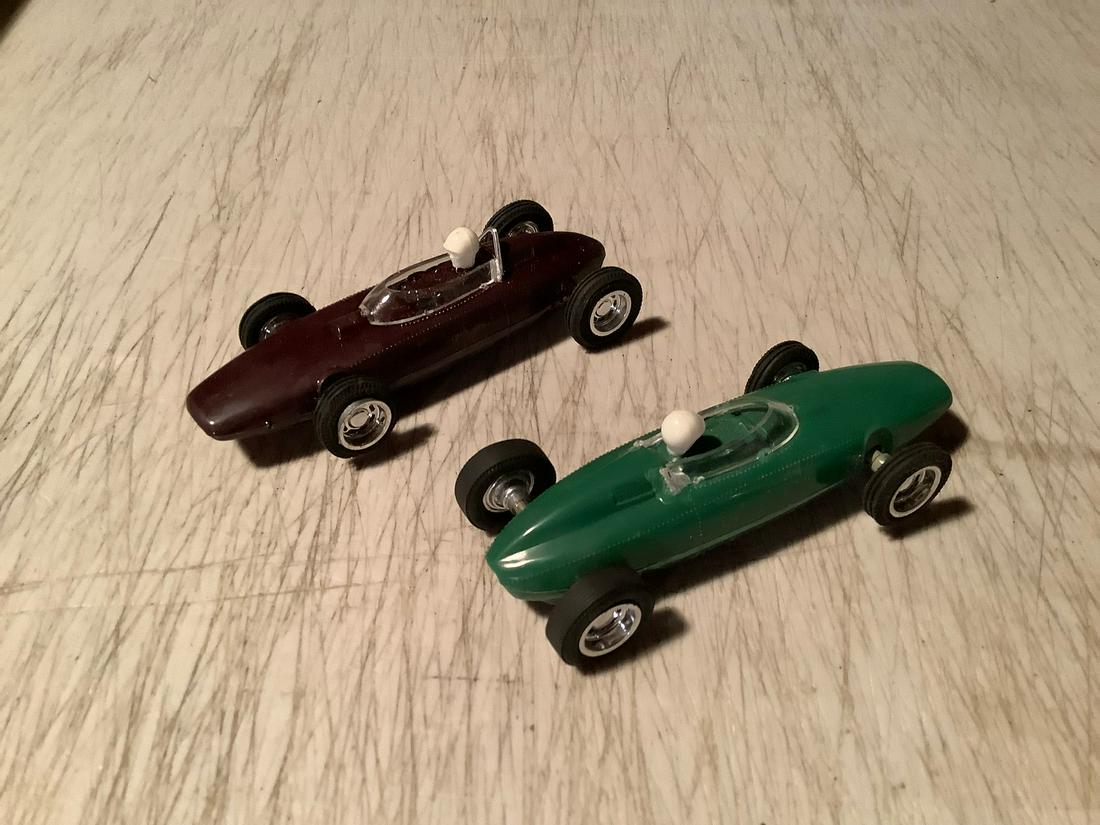Two Strombecker 1/32 Scale Slot Cars