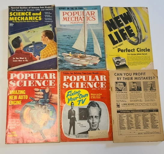 1950s Popular Science & Other Magazines