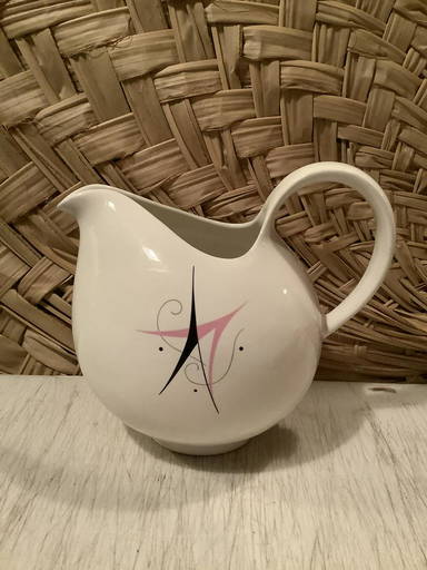 Hallcraft Eva Zeisel Harlequin Pitcher 7" Tall