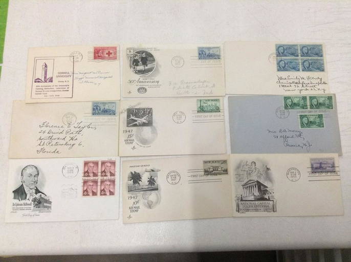 Large Lot Of 1940s & 50s First Day Covers
