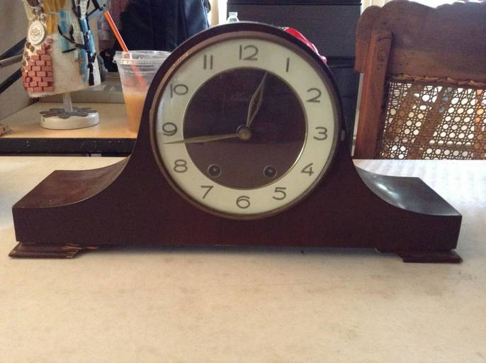 Vintage Tradition Clock 16x8"