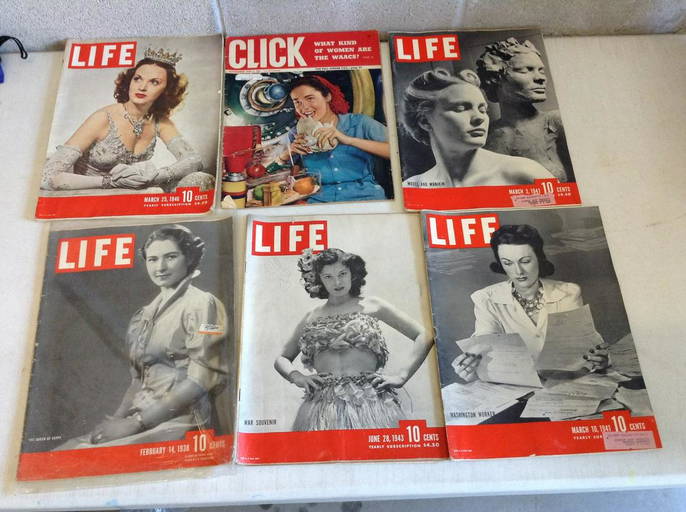 1940 1941 Life Magazines Late 1930s Early 1940s Life