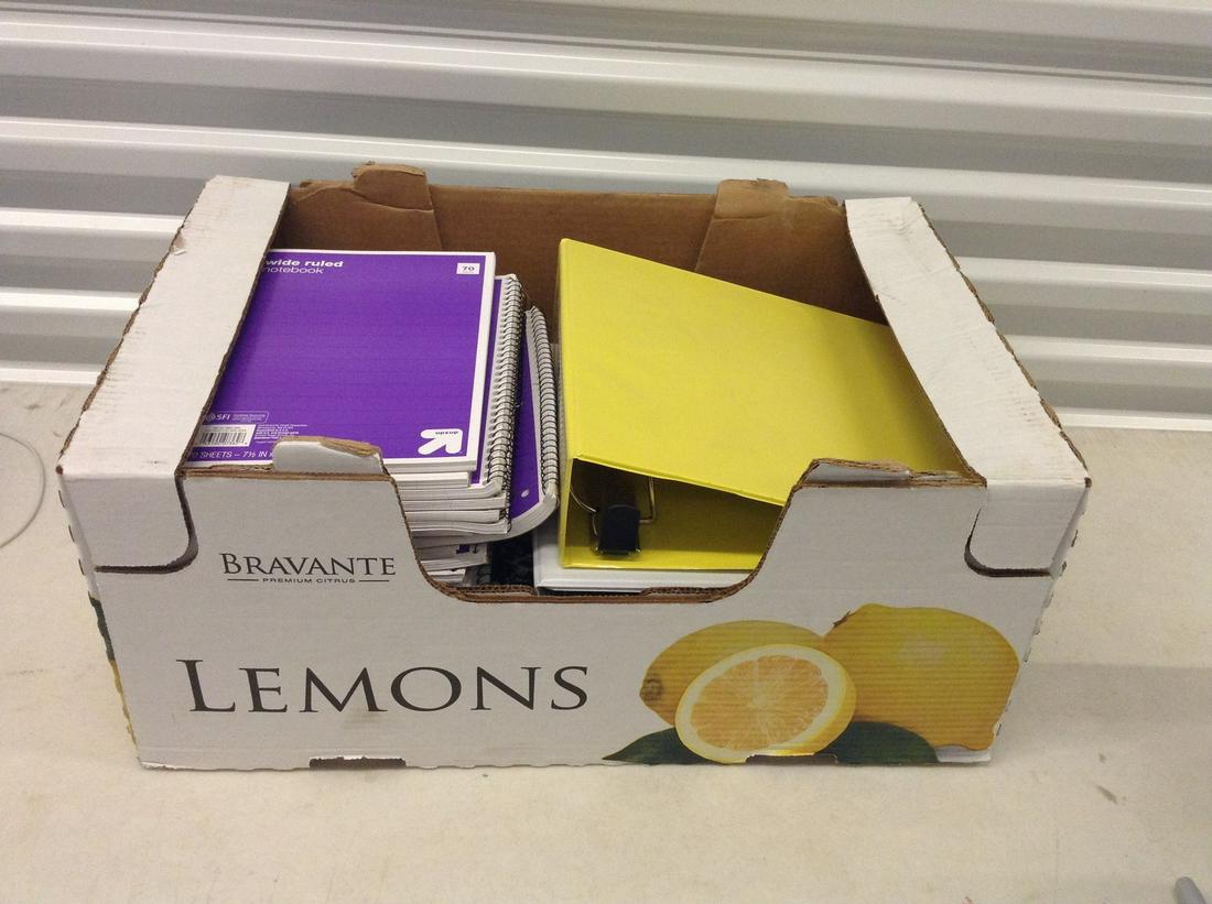 Large Lot Of Binders And Notebooks