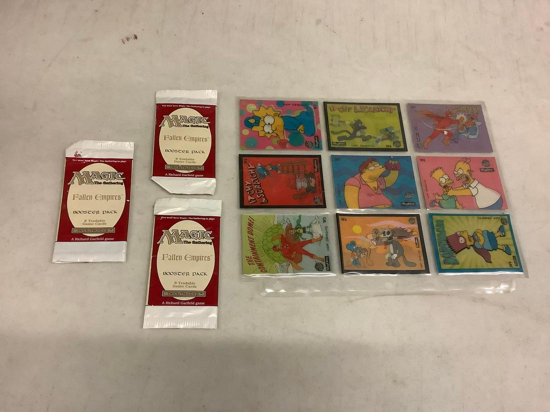 Magic the Gathering and Simpsons Cards - Sep 23, 2021 | Emanon Auctions ...