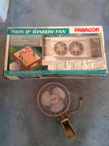 Paragon Window Fan And Clip On Fan