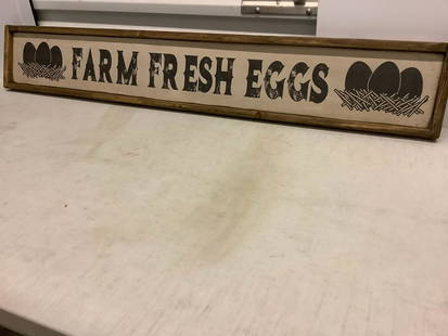 "fresh Eggs" Sign