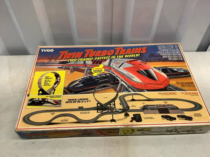 1989 " Factory Sealed "tyco Twin Turbo Trains" Set