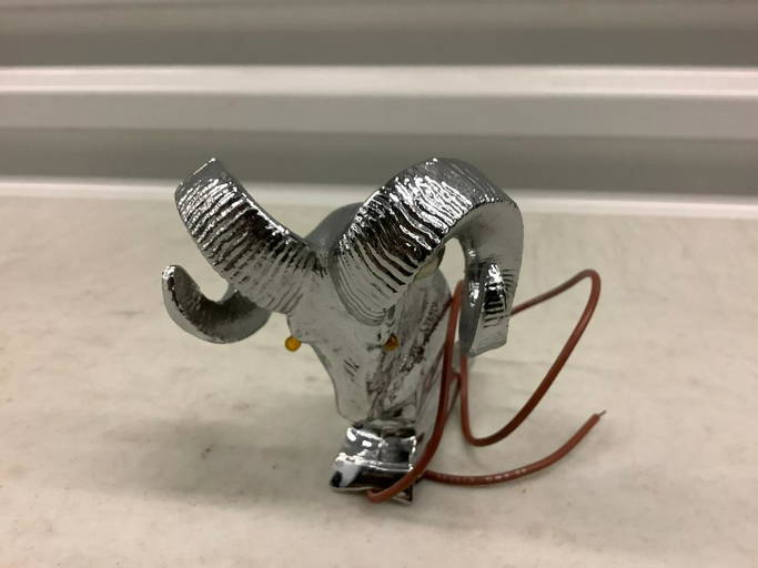 Light Up Ram Eyes Hood Ornament