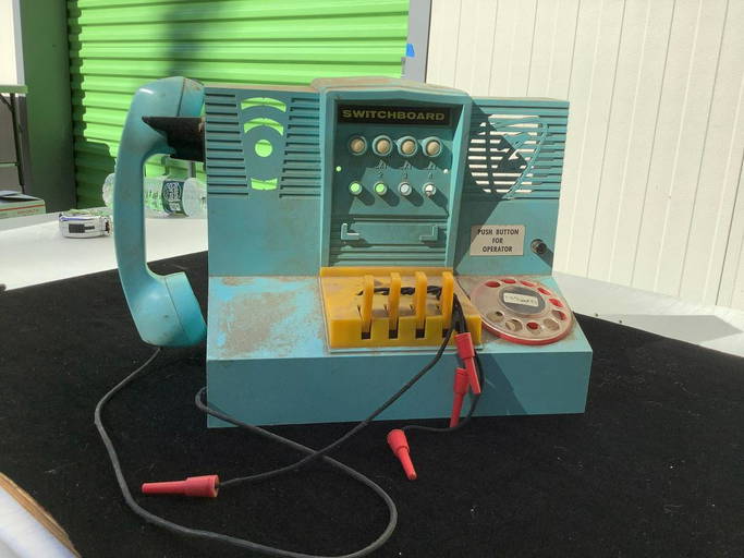 Vintage Battery Operated Toy Switchboard