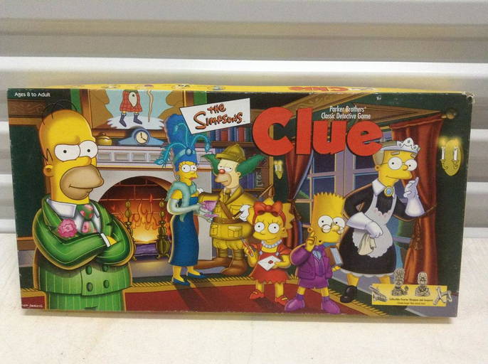 Complete The Simpsons Clue Game