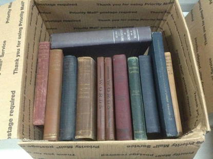Box Full Of Early 1900s Books