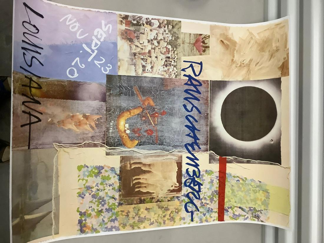 Robert Rauschenberg Lithograph 30x22