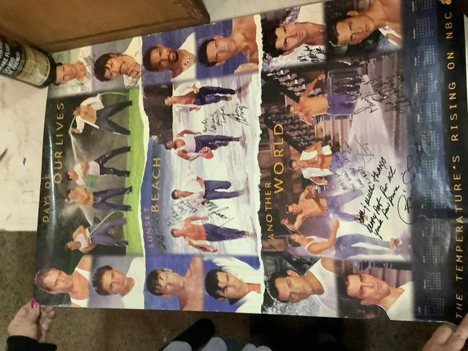 1998 NBC signed soap opera poster 36x24 - Dec 16, 2021 | Emanon ...
