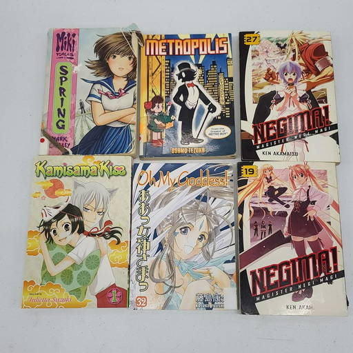 Anime Manga Books Incl Metroplois And Negima