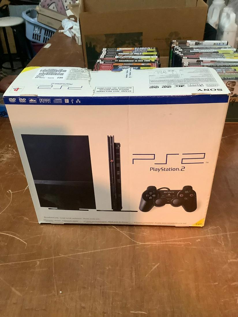 Playstation 2 Slim Console In Box