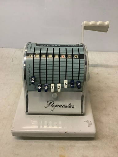 Paymaster Series X 2000 Vintage Check Writer