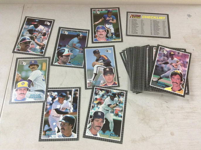 Large Lot Of 1985 Action All Stars Oversized Cards Nolan Ryan, Reggie ...