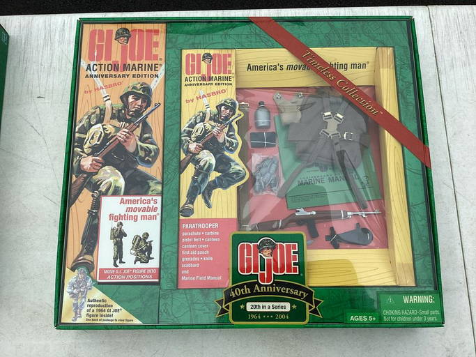 GI Joe Action Marine with Paratrooper Gear 40th Anniversary Edition ...