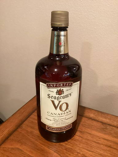 Sealed 1.75l Seagram's Vo Whiskey