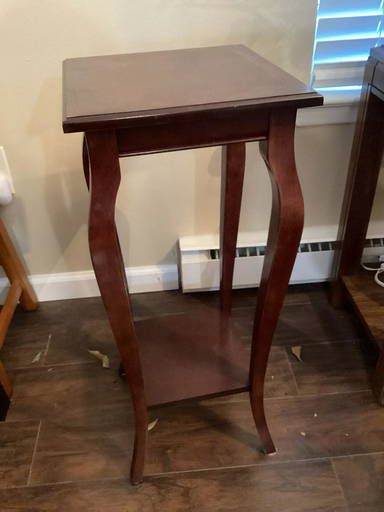 Bombay Company Side Table 12"x12"x28"