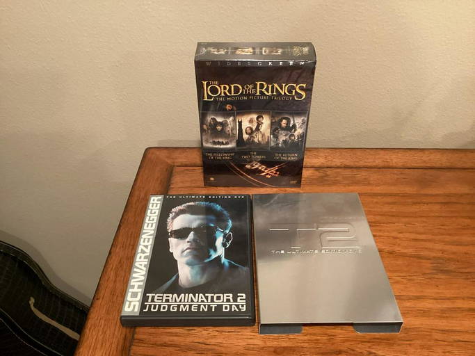 Sealed Lord Of The Rings Box Set & The Ultimate Edition Terminator 2 Dvd