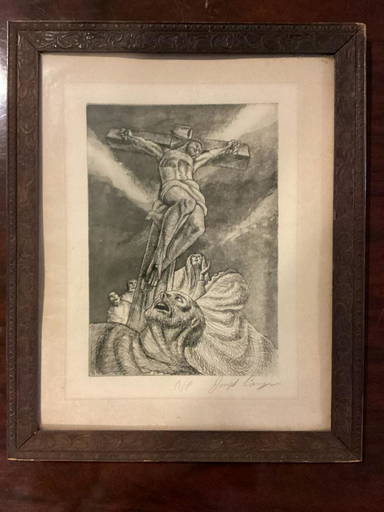 Pencil Signed Artist's Proof by Joseph Canger (Artist in Salvador Dali ...