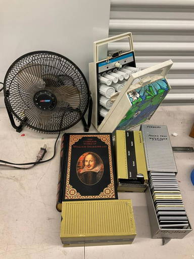 Climate Keeper desk fan, the complete works of william shakespear book ...