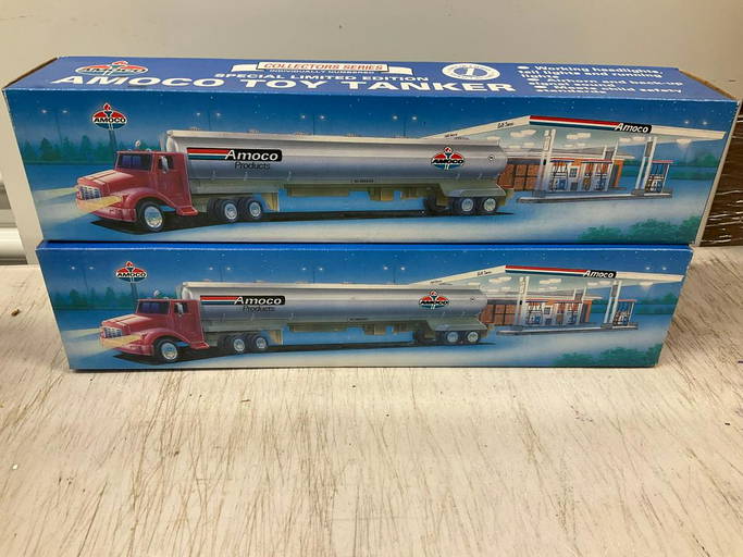 Pair of amoco toy tankers special limited edition in box (#0023) on Jul ...
