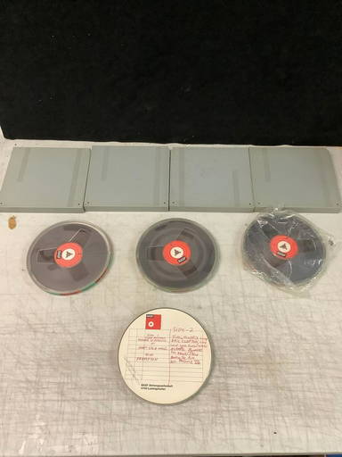 Lot of BASF Long Play LP 35 Reels. 3 Blank, 1 with Vintage Rock Conerts ...