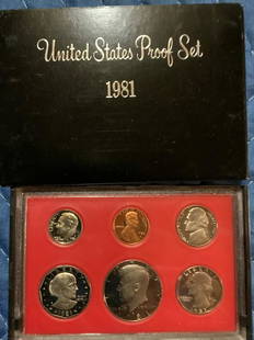 1981 S Proof Coin Set