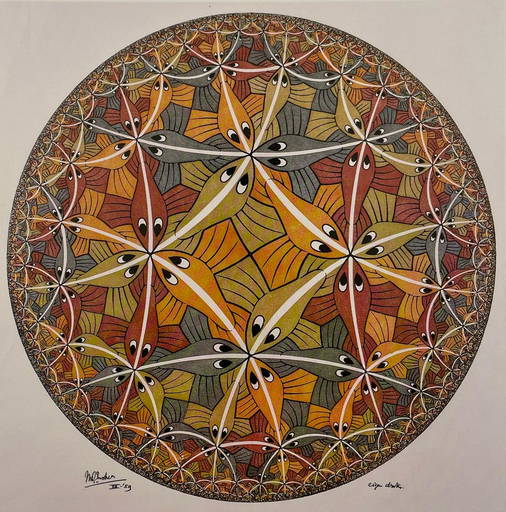 M.c. Escher Circle Limit Iii, 1959