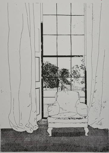 David Hockney Chair And Window, 1969