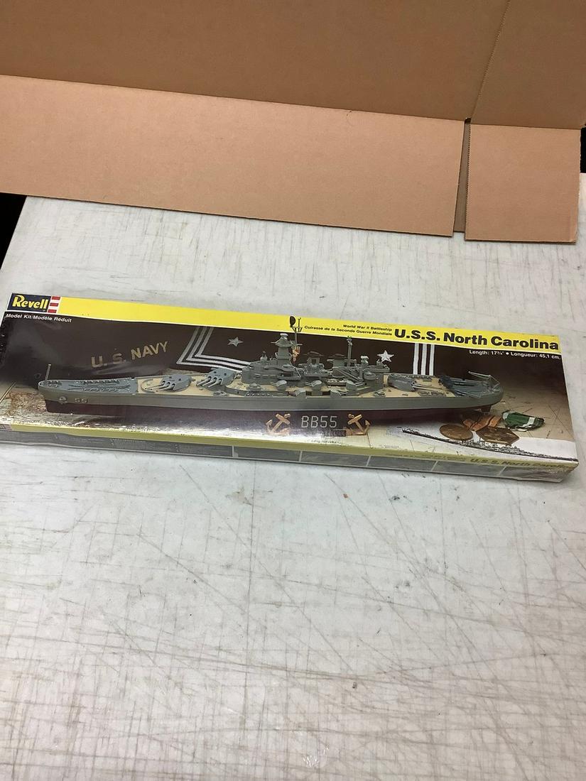 Sealed Revell U.s.s. North Carolina World War Ii Battleship