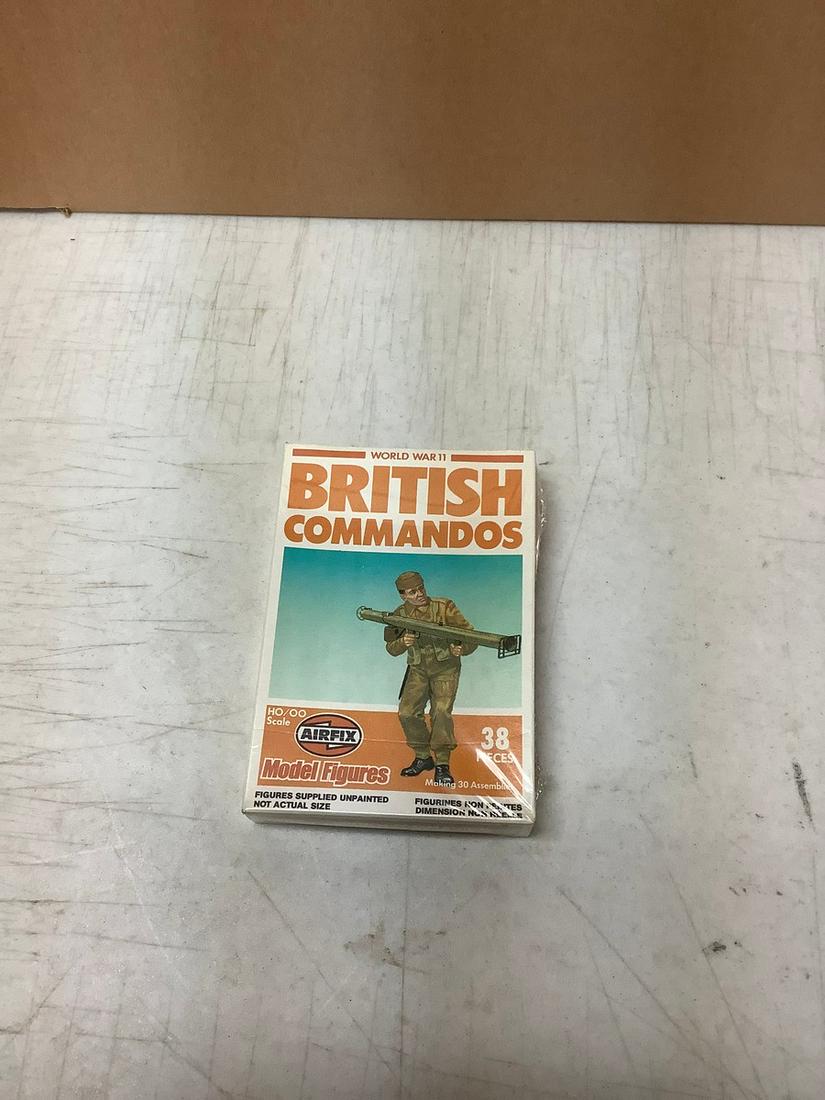 Sealed Airfix World War Ii British Commandos Model Figures Ho/oo Scale