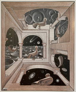 M.C. Escher Drawings for Sale at Auction