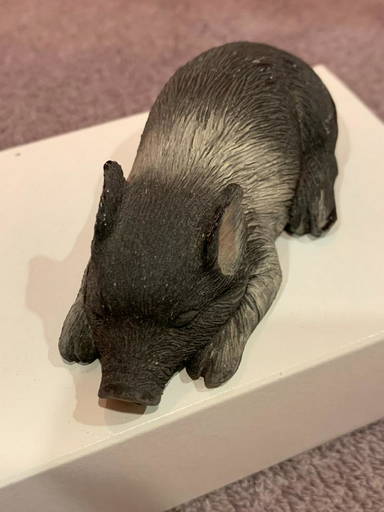 SanDicast Black Gray Pig 3 3/4" long (#0215) on Oct 26, 2022 | Emanon ...