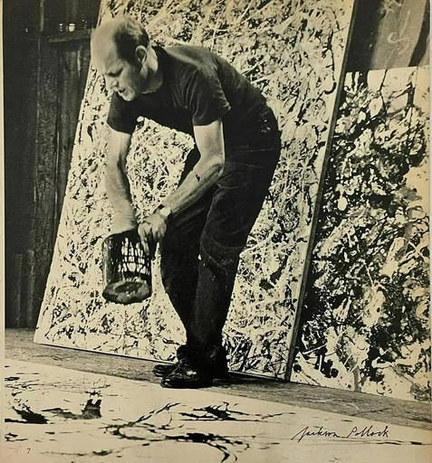 Jackson Pollock - In His Studio - Hand Signed (#1049) on Nov 25, 2022 ...