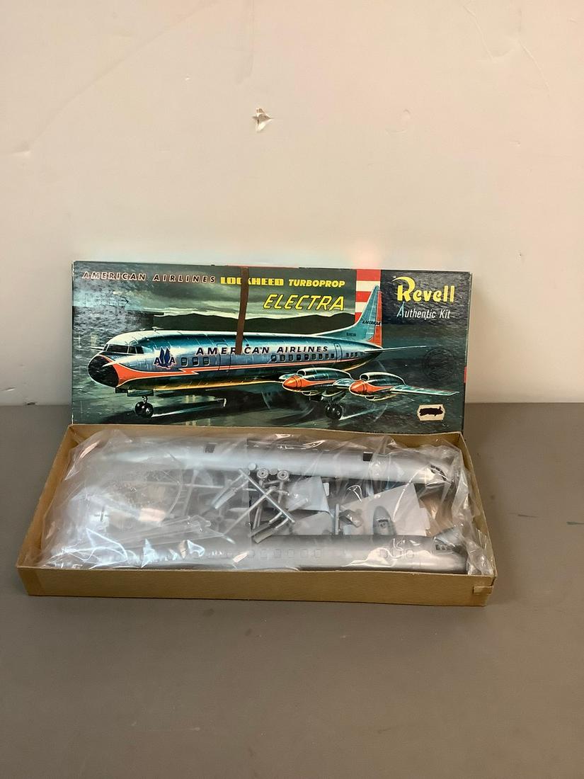 Vintage Revell American Airlines Lockheed Turboprop Electra Model Kit