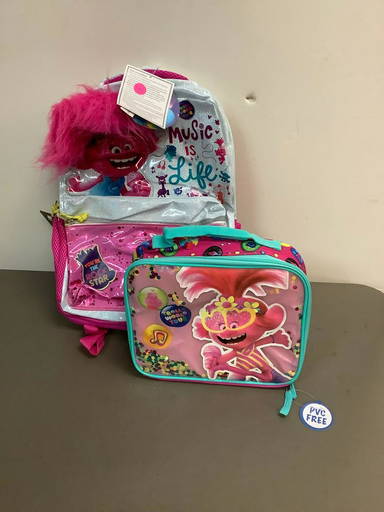 Dreamworks Trolls World Tour Back Pack And Lunch Box With Tags