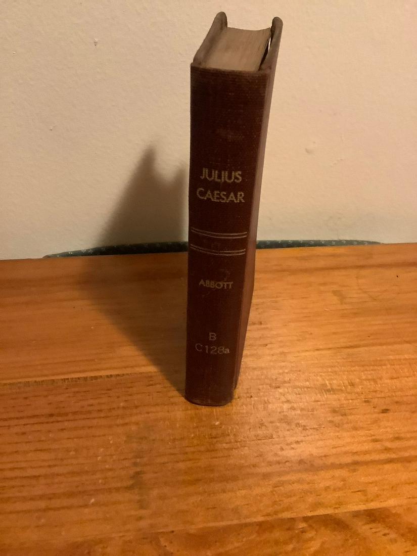 Vintage 1852 History Of Julius Caesar Book