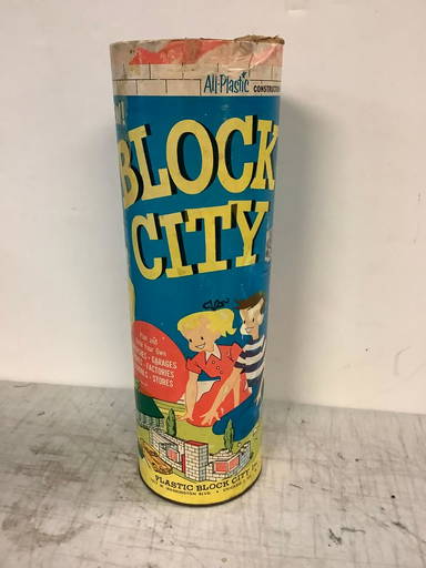 Vintage Block City "The Beverly Hills" No. B 500 Construction Set ...