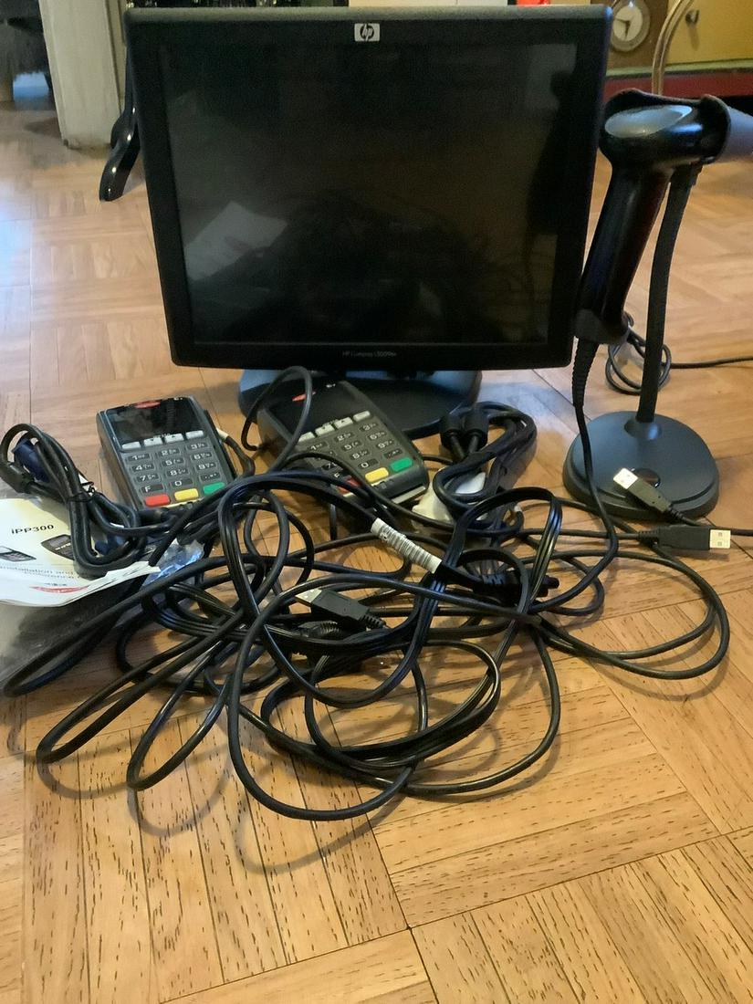 HP POS System LCD Touch Monitor L5009tm and Accessories (#0158) on Jan ...