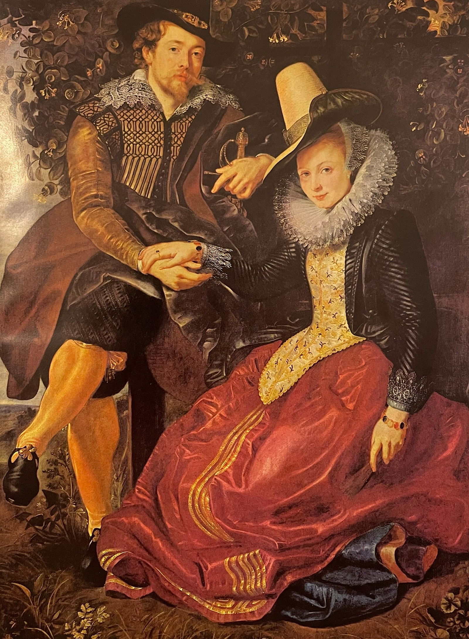 Peter Paul Rubens - The Artist and his Wife, Isabella Brant, 1609 ...