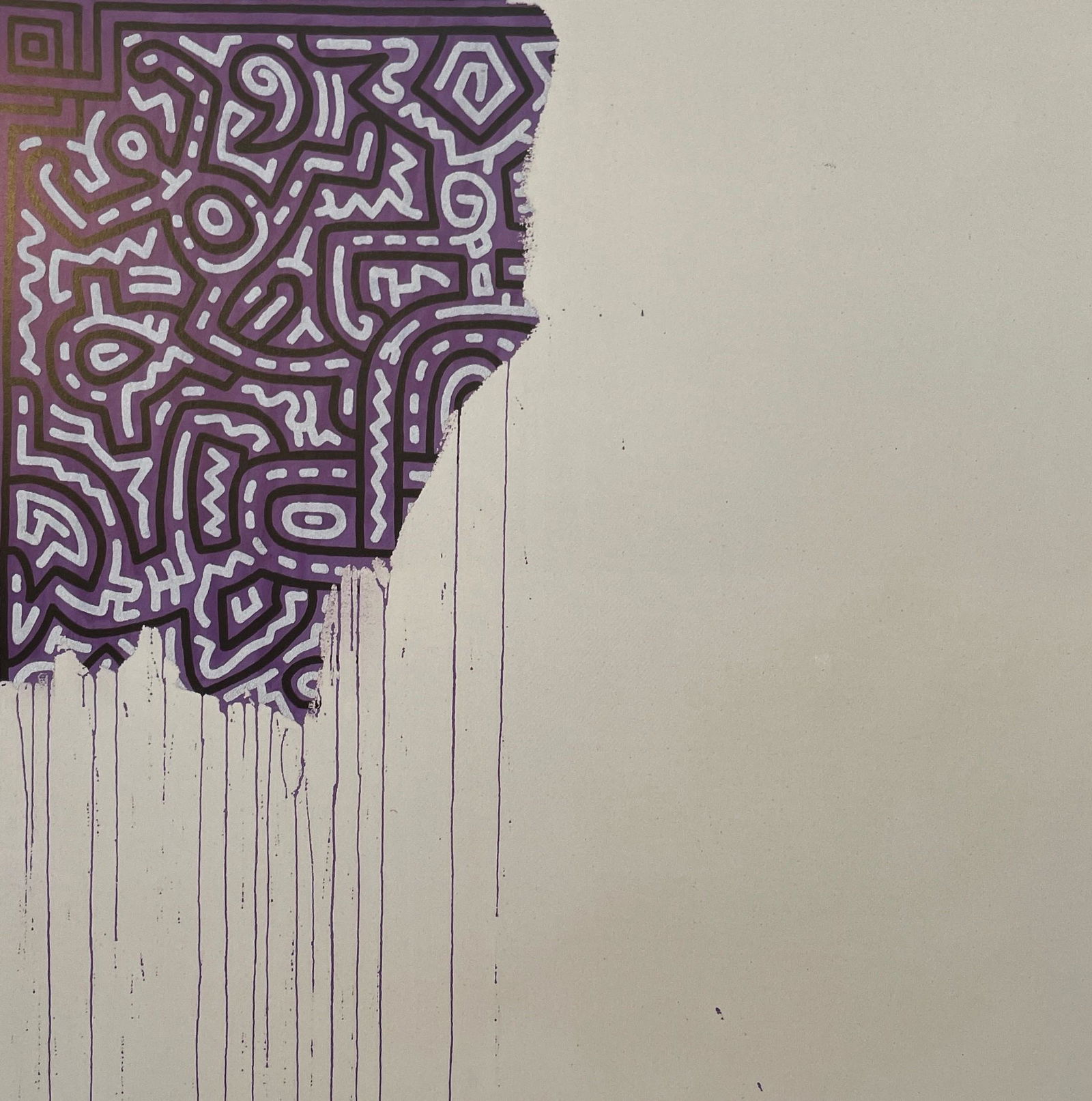 Keith Haring Unfinished Painting, 1989