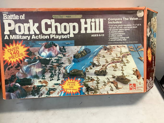 Vintage Battle Of Pork Chop Hill Military Action Playset
