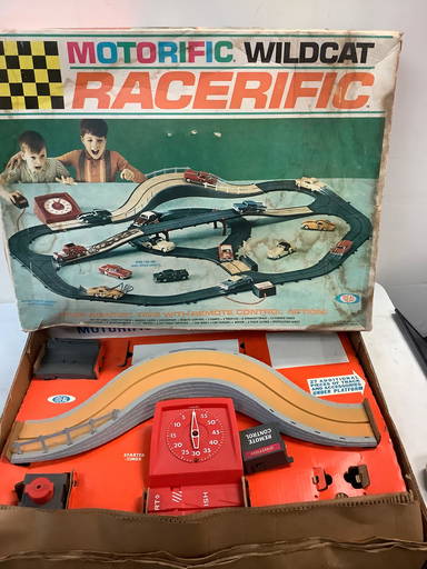 Vintage Ideal Motorific Wildcat Racerific Track No Cars