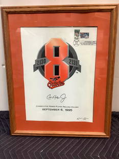 Cal Ripken Jr. Framed & Matted Career Poster