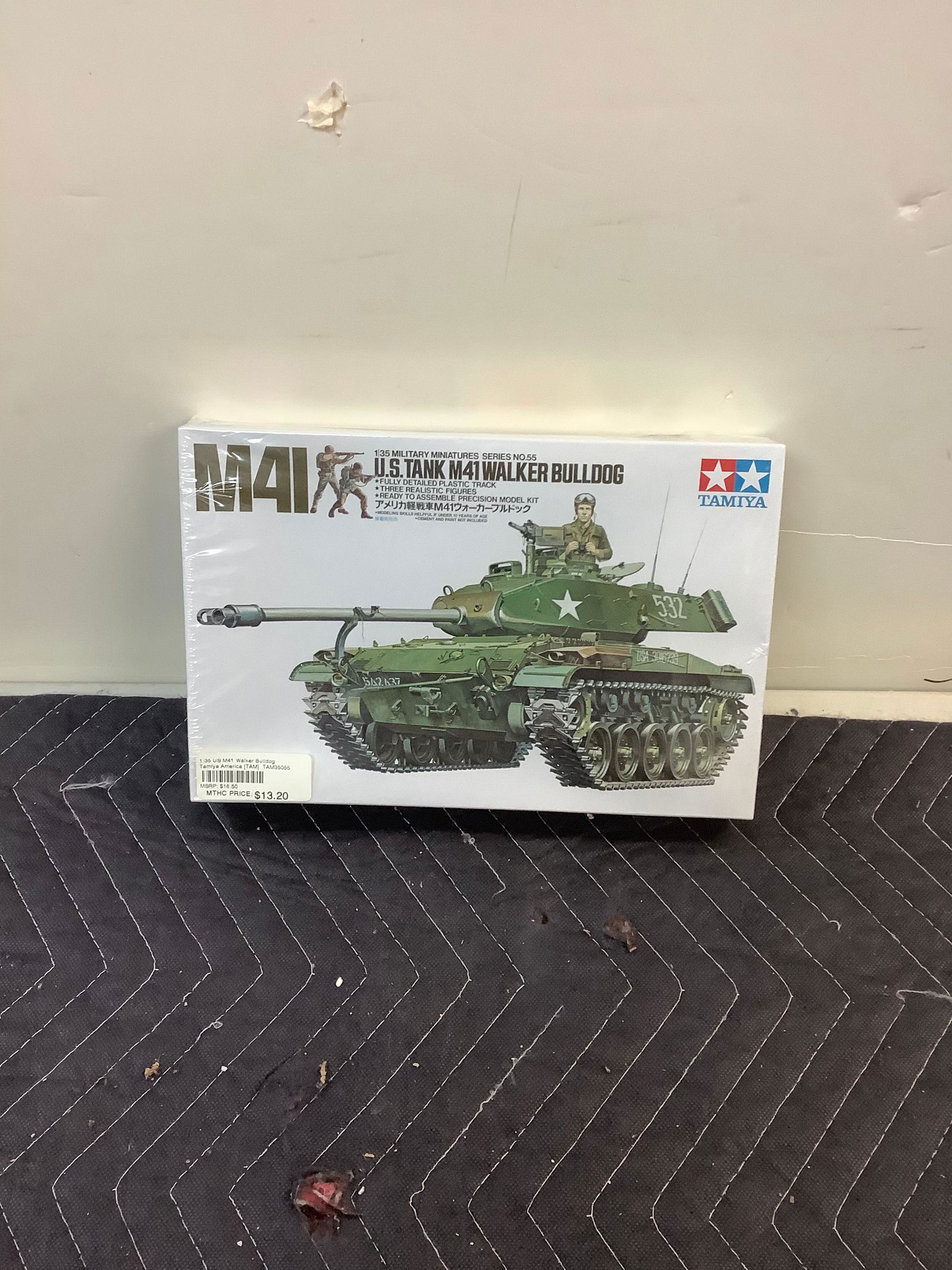 Sealed Tamiya M41 1/35 Military Miniatures Series No. 55 U.S. Tank M41 ...