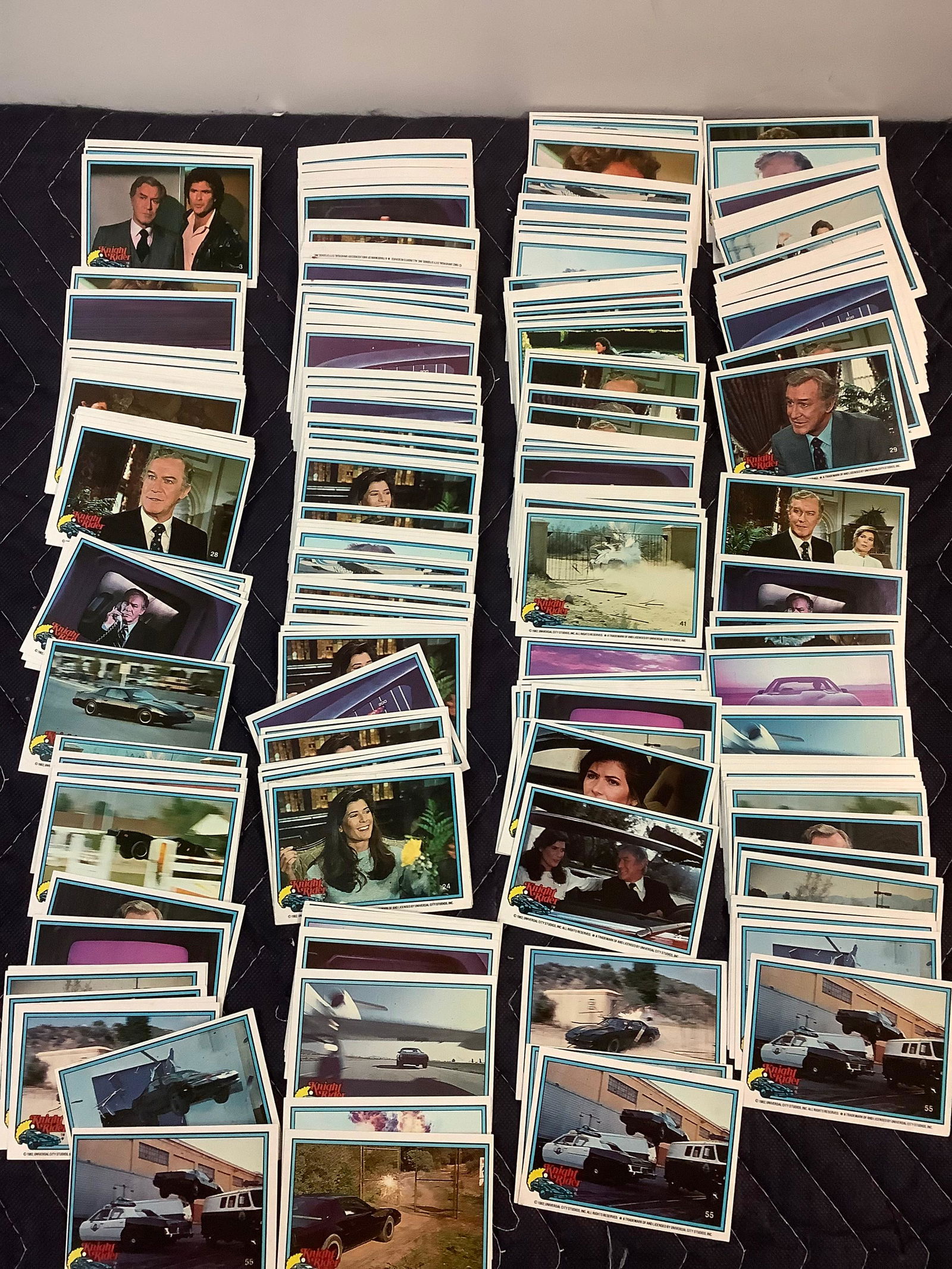 Lot of 80's Universal City Studios Knight Rider Trading Cards - Mar 27 ...