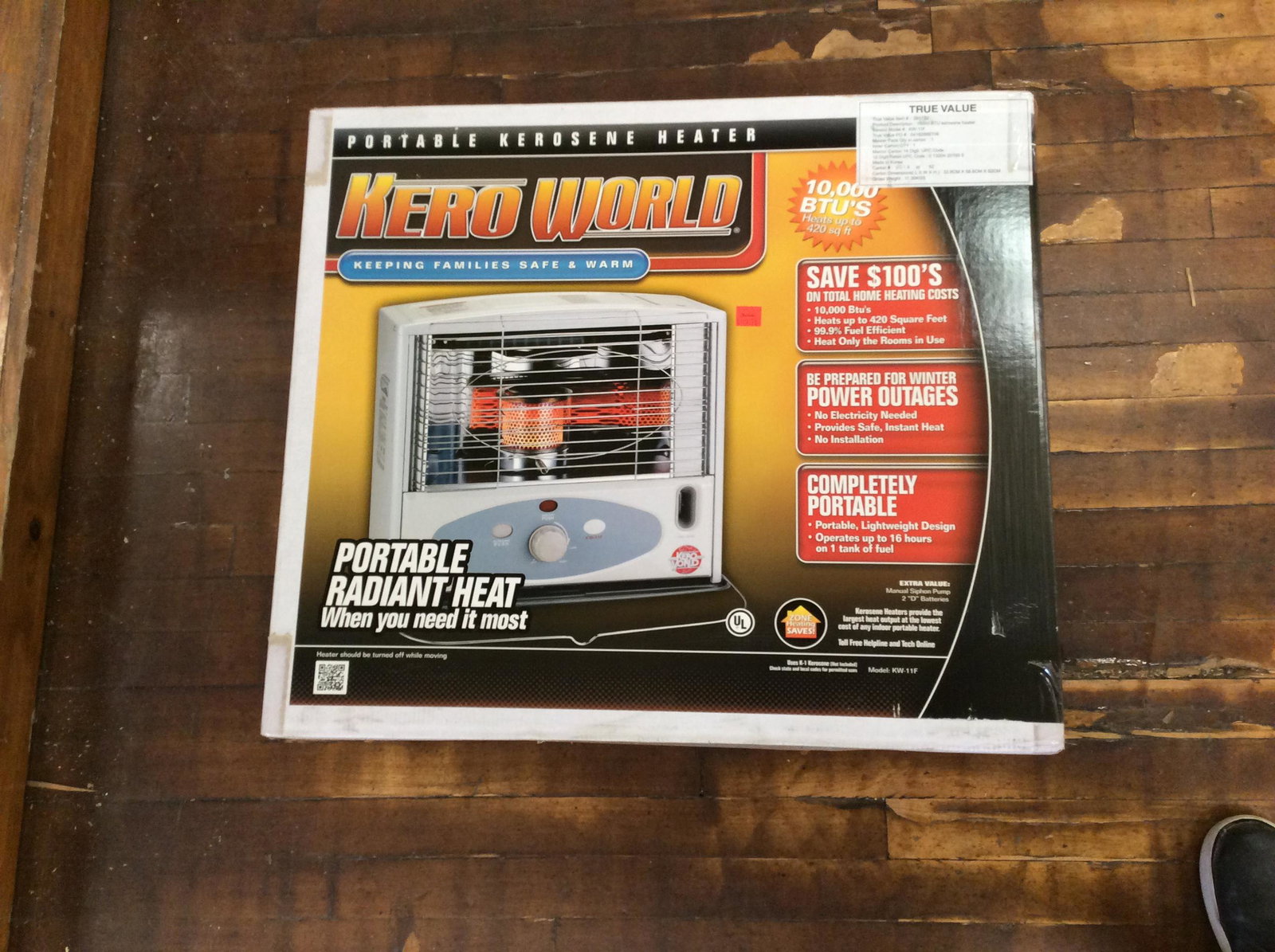 New Kero World Portable Kerosene Heater Heats Up To 420 Sq. Ft.
